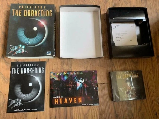 PRIVATEER 2 THE Darkening boxed PC CD-ROM game 3 discs - SAFE POST £24. ...