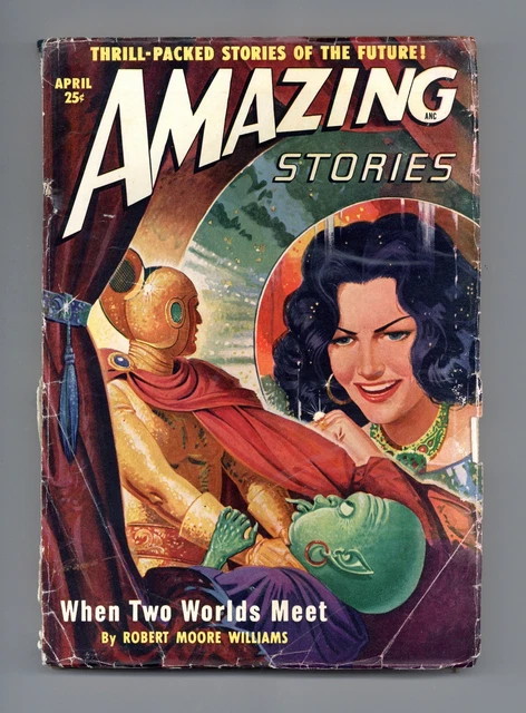 AMAZING STORIES PULP Apr 1950 Vol. 24 #4 GD- 1.8 £10.66 - PicClick UK