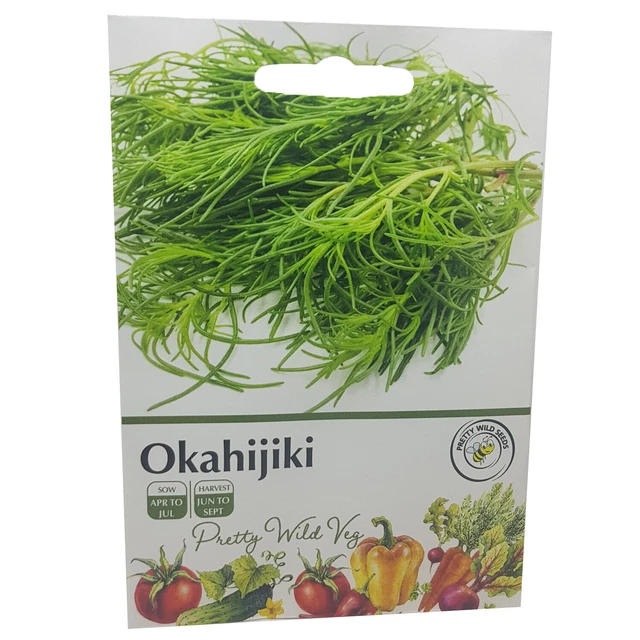 OKAHIJIKI SEEDS IN Pictorial Packet Japanese Vegetable Seaweed on Land ...