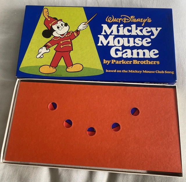 VINTAGE 1976, WALT Disney’s Mickey Mouse Board Game, Parker Brothers ...