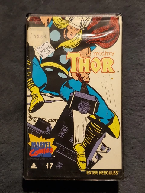 THE MIGHTY THOR (VHS, 1985) Marvel Comics Video #17 Bonus Spider-Man ...
