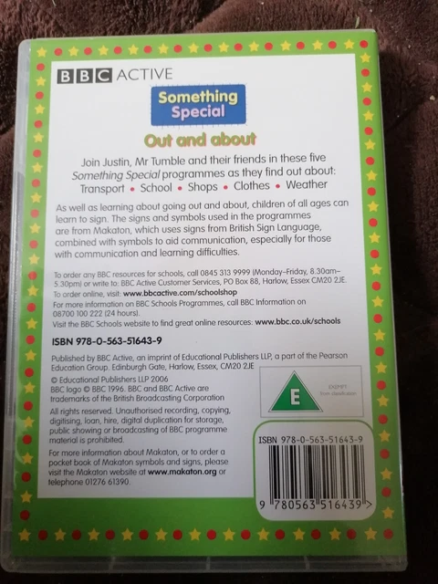 SOMETHING SPECIAL - Out and About DVD - Learn to Sign with Makaton ...