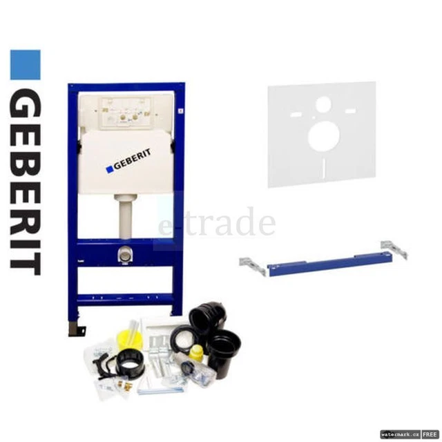 GEBERIT DUOFIX BASIC Wall Hung WC Toilet Frame UP100 DELTA Cistern ...
