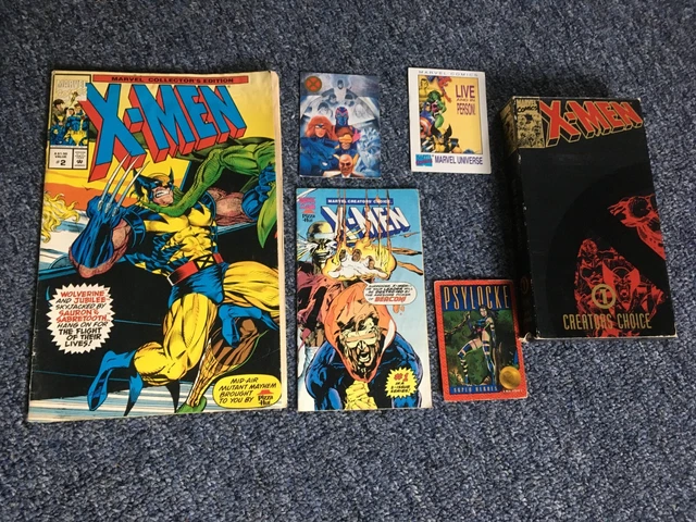 PIZZA HUT MARVEL X-MEN VHS + Comic, collectors issue, signed card lot £23.66 - PicClick UK
