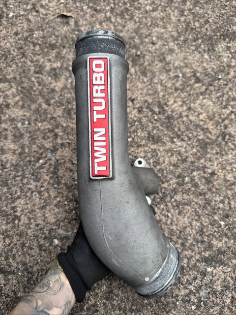NISSAN SKYLINE TWIN Turbo Pipe / Inlet Intake Pipe - RB26DETT R32 R33 ...