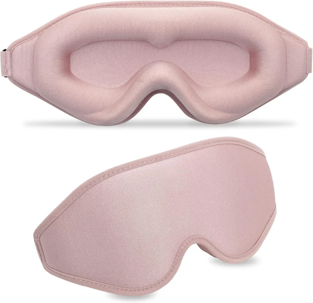 3D CONTOURED SLEEP Mask for Women Men,Effective Light Blocking Eye Mask ...
