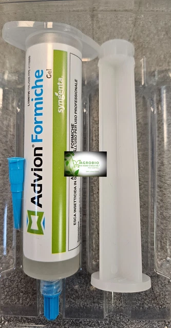 ADVION GEL SYGENTA Prof. 30 Gr Formiche N 1 Gel + N 1 Stantuffo Colkim ...