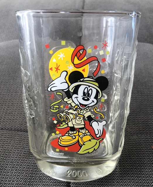 MCDONALD'S MICKEY MOUSE Safari Animal Kingdom Glass 2000 Walt Disney ...