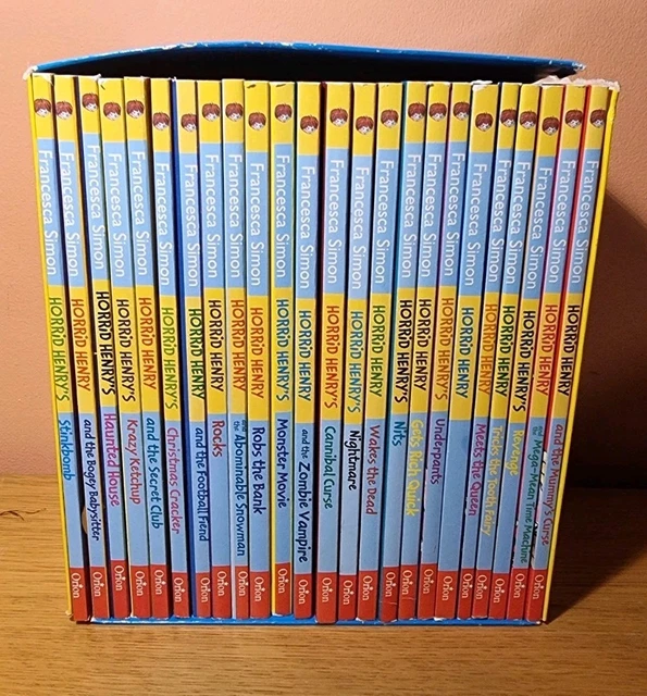 HORRID HENRY THE Complete Story Collection 24 Books Box Set Francesca ...