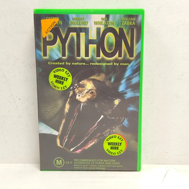 PYTHON (2000) - Big Box Ex Rental - VHS Tape £14.47 - PicClick UK