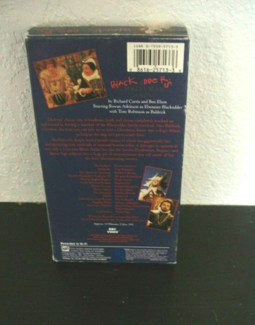 BLACK ADDERS CHRISTMAS Carol (VHS 1992) Rowan Atkinson, Hugh Laurie £13 ...