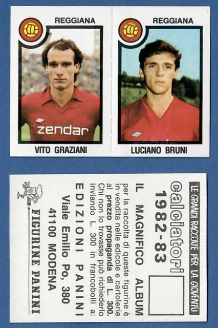 FIGURINA CALCIATORI PANINI 1982/83 - Nuova/New - N.537 Graziani/.. - Reggiana EUR 1,90 - PicClick IT