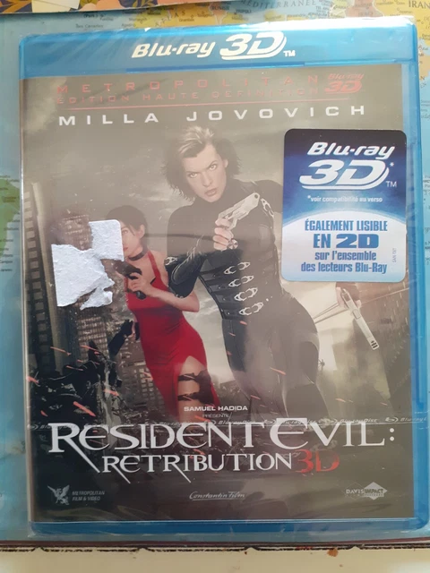 BLU-RAY 3D NEUF RESIDENT EVIL : RETRIBUTION" Milla JOVOVICH horreur EUR ...