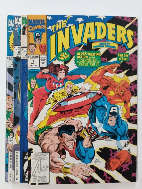 THE INVADERS MARVEL Comics Complete Series US. Comics/Collecting £14.32 - PicClick UK