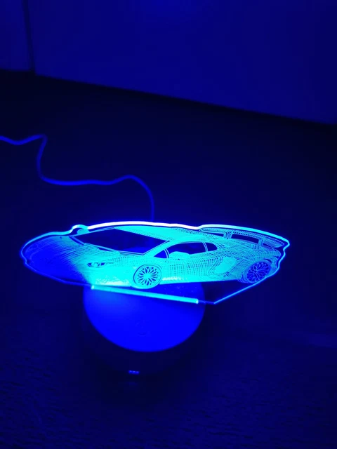CREATIVE 3D VISUALIZATION Lamp - USB Connection - White - New - £4.73 ...