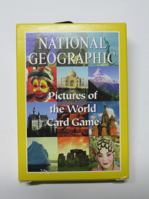 VINTAGE 1997 NATIONAL Geographic Pictures Of The World Card Game ...