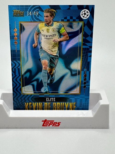 TOPPS UCC ‘GOLD’ 2024/25 - Kevin De Bruyne (Man City) Limited Edition Card 34/49 £198.32 ...