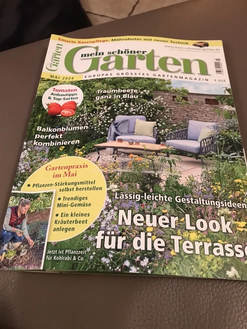 ZEITSCHRIFT MEIN SCHÖNER Garten Mai 2024 EUR 1,20 - PicClick DE