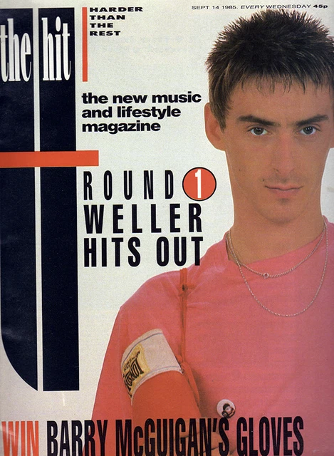 THE HIT MAGAZINE 14 Sept 1985 . Paul Weller The Style Council Jam Front ...