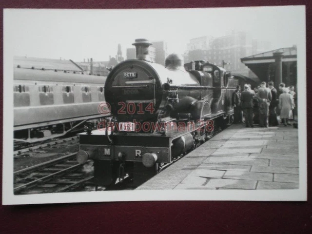 PHOTO MIDLAND Compound 4-4-0 Loco No 1000 At Leeds Sept 4 1960 Rcts ...