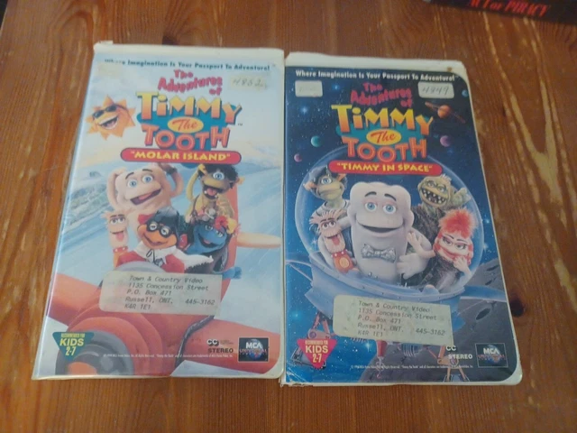 TIMMY THE TOOTHE 2 Tape Lot VHS RARE OOP HTF $30.00 - PicClick CA