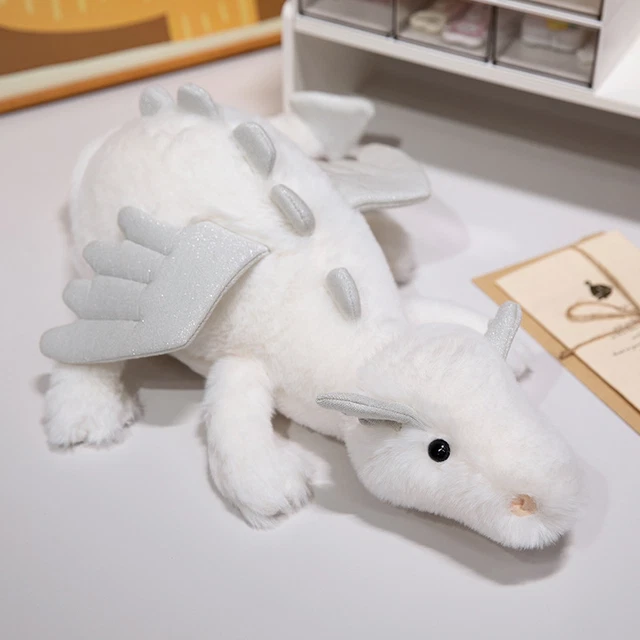 AUTHENTIC JELLYCAT MYTHICAL Animal Series Snow/Fire Dragon Plush ...