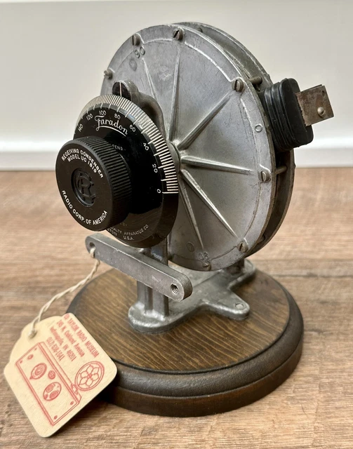VTG RCA WSA Faradon Variable Mica Receiving Condenser UC-1819 - Tube ...