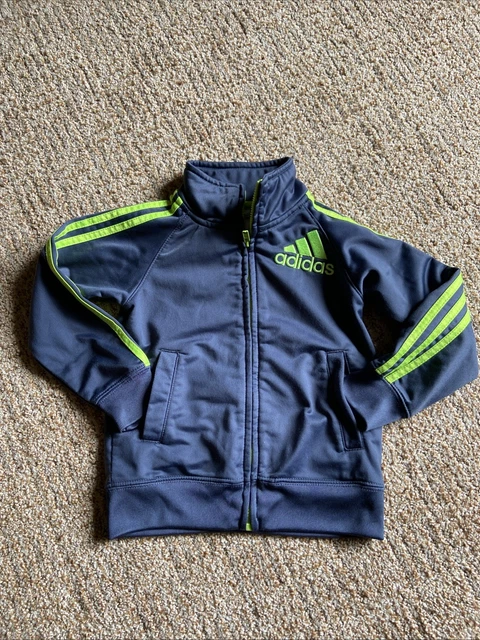 ADIDAS JACKET BABY 24 Months Gray Full Zip Track Active Casual Boy $23. ...