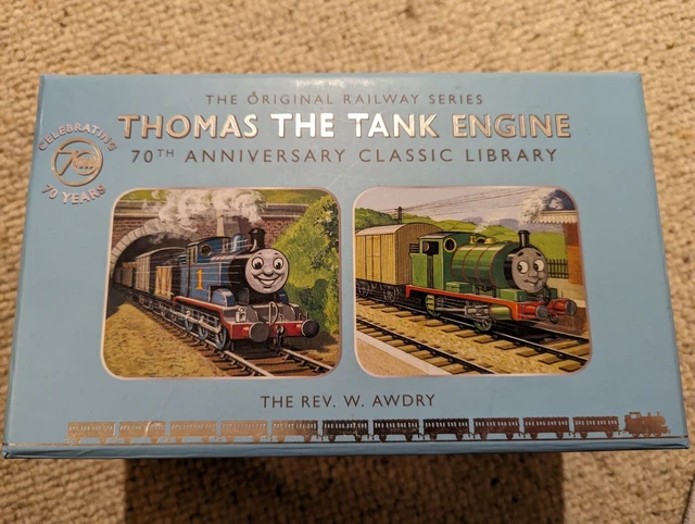 THOMAS THE TANK Engine 70th Anniversary Classic Library Book Set 22+25 ...