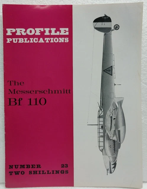 MESSERSCHMITT BF 110 WW2 Allemand Strategic Fighter Perfil Publications ...