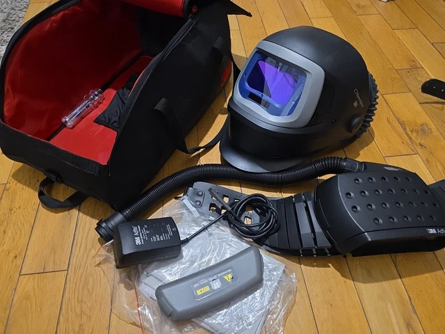3M SPEEDGLAS 9100FX-AIR Adflo Welding Kit 9100X ADF Filter + USED ONCE ...