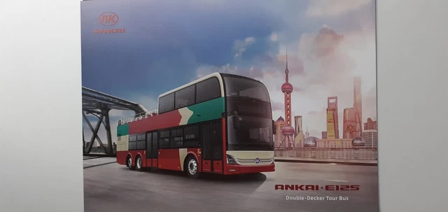 ANKAI: E125 DOUBLE-DECKER Tour Bus (Falt-Prospekt); 2025 EUR 2,00 ...