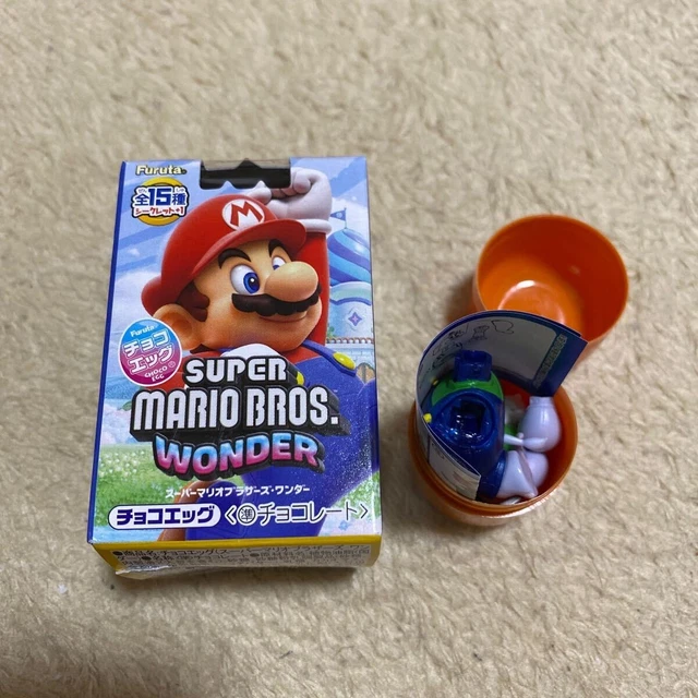 SUPER MARIO BROS. Wonder Chocolate Egg S Secret Elephant Luigi nuovo di ...
