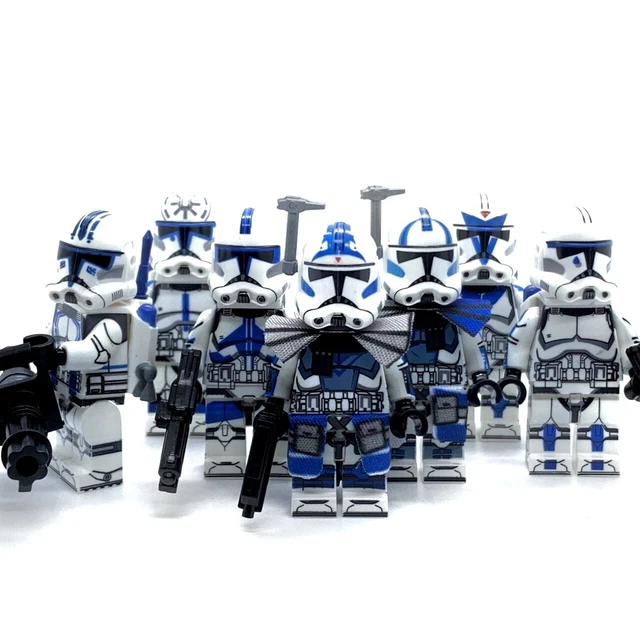 CUSTOM LEGO 501ST ARC Blue Trooper Battlepack Minifigures Star Wars ...