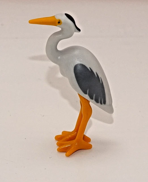 PLAYMOBIL TRES RARE Le Heron Playmobil Animaux Animal Sauvages Foret ...
