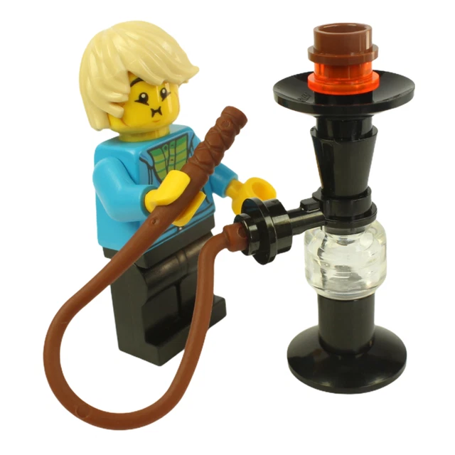 LEGO CITY MINIFIGURE shisha pipe hookah cafe bar lounge smoking hubbly ...
