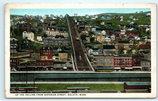 DULUTH MINNESOTA INCLINE Railway Trolley Car Superior St Vintage ...