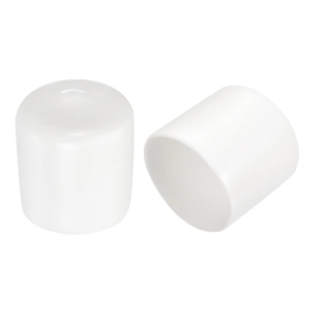 30PCS RUBBER END Caps 25mm ID Vinyl Round Tube Bolt Cap Cover White £12 ...