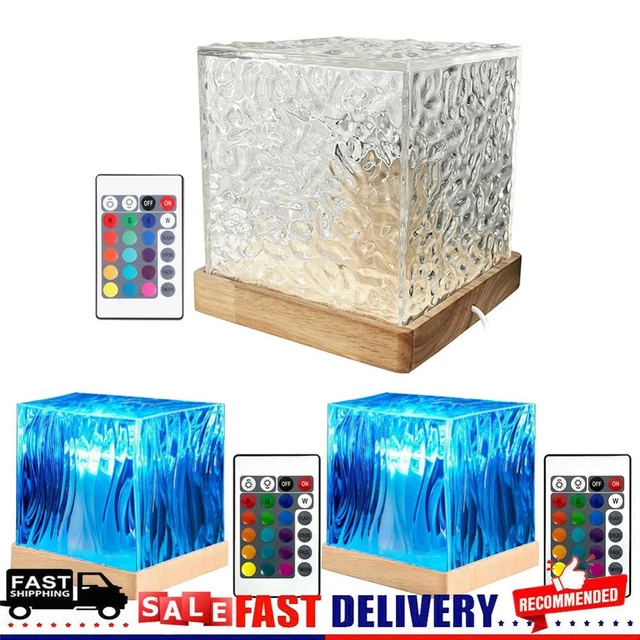 OCEAN WAVE PROJECTOR Lamp 16 Colors with Remote Control Aurora Glow ...