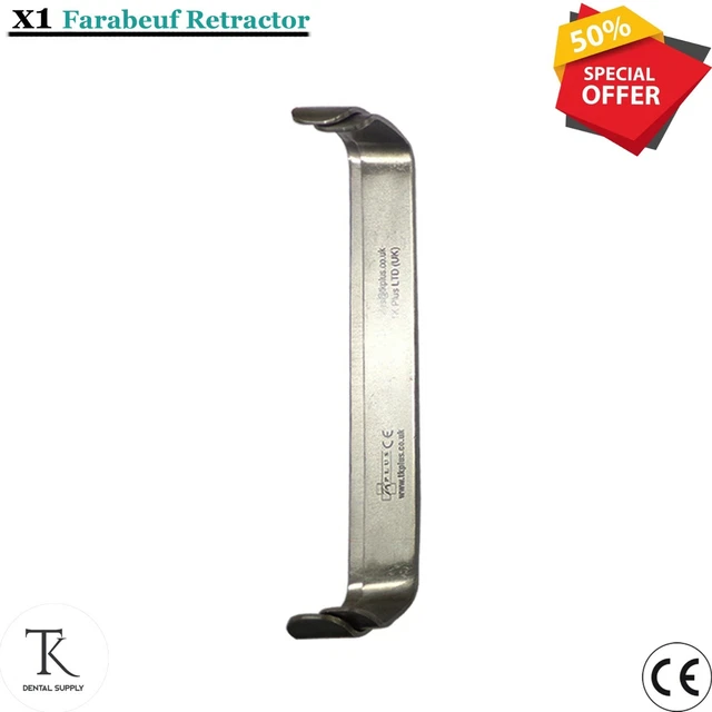 SURGICAL RUBBER DAM Farabeuf Wound Retractor Lab Endodontics ...