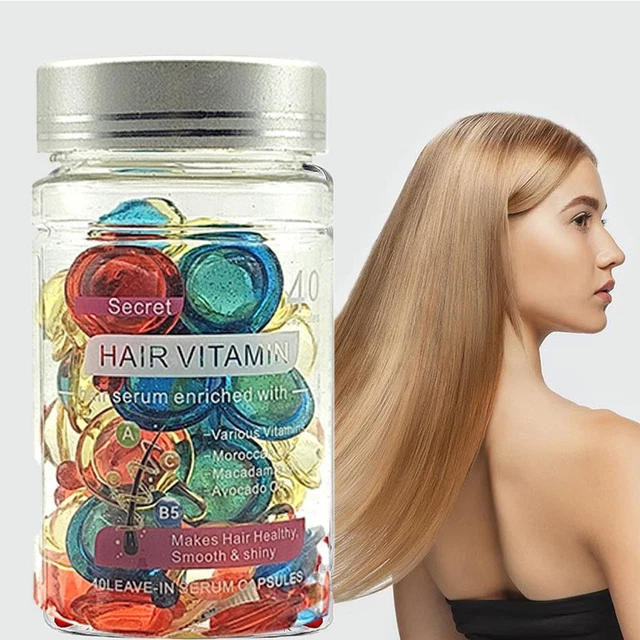 HAIR SERUM -HAIR care capsules-No Rinse with Argan Macadamia Avocados ...