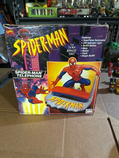 MARVEL COMICS SPIDER-MAN Telephone The New Animated Series 1994 £74.59 ...