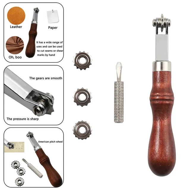 LA ROUE DE notation avanc e Leathercraft comprend 4 roues point interchangea EUR 11,80 - PicClick FR