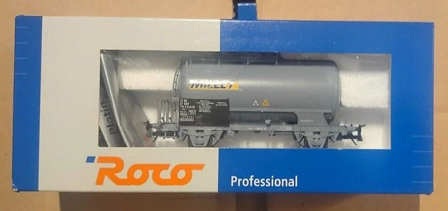 ROCO WAGON CITERNE Millet Sncf Ref 47769 Ho 1/87 Neuf En Boite EUR 21 ...