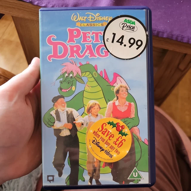 WALT DISNEY CLASSICS Pete's Dragon VHS Video Tape £1.75 - PicClick UK