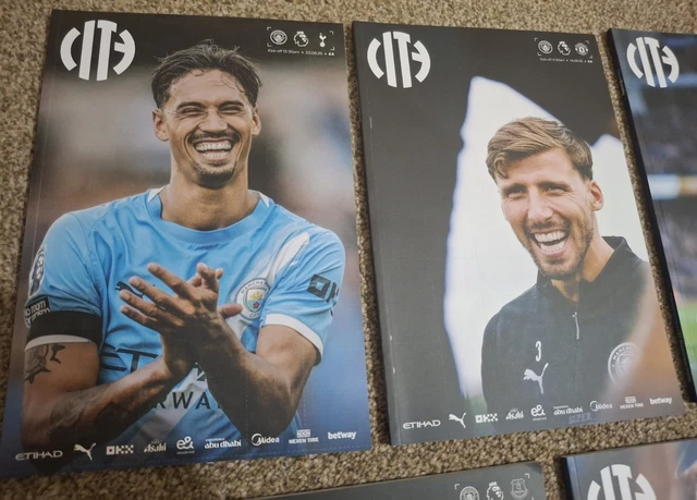 MANCHESTER CITY MATCH Day Programmes 2025 Bundle Of 5 £12.94 - PicClick UK
