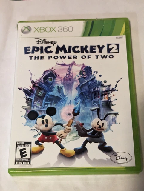 DISNEY EPIC MICKEY 2: The Power of Two (Microsoft Xbox 360, 2012 ...