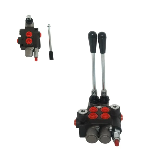 MULTIWAY VALVES DUAL Way Adjustable Reversing 2 Spool Hydraulic Control ...
