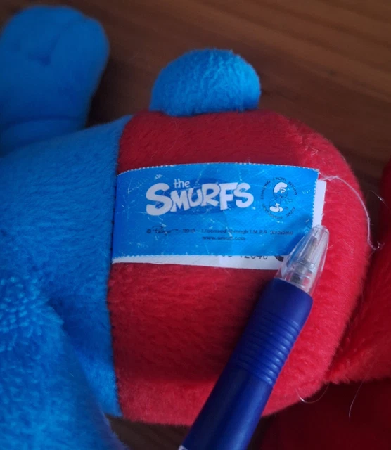 OFFICIAL 2011 PAPA Smurf Plush Soft Toy 15” Plush The Smurfs Play By ...