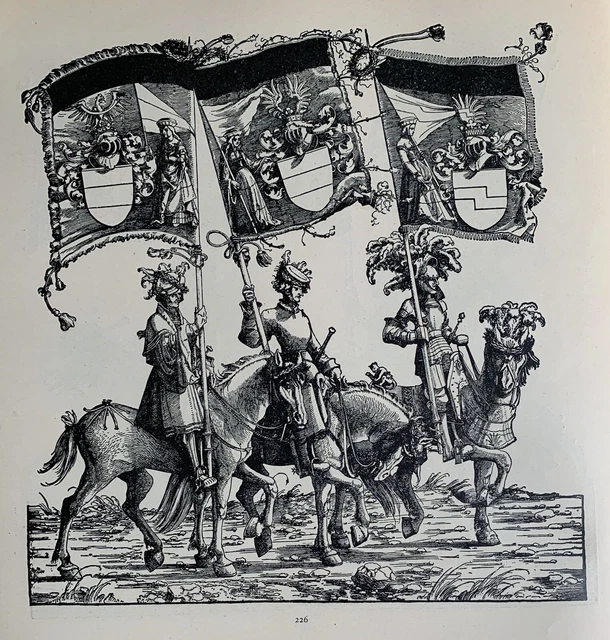 COAT OF ARMS - forest lake - Tybein - Duino-Tibine - rider - heraldry ...